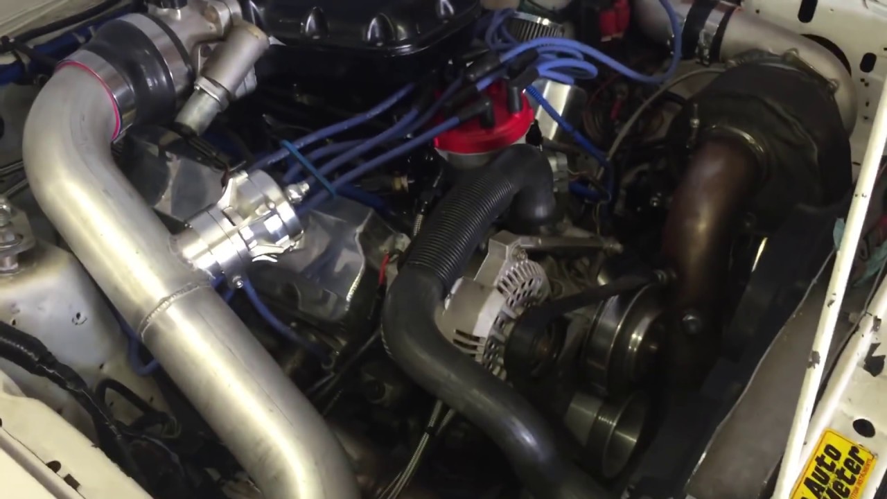 363 Stroker First STart up in my 87 Ford Mustang Turbocharged Madness ...