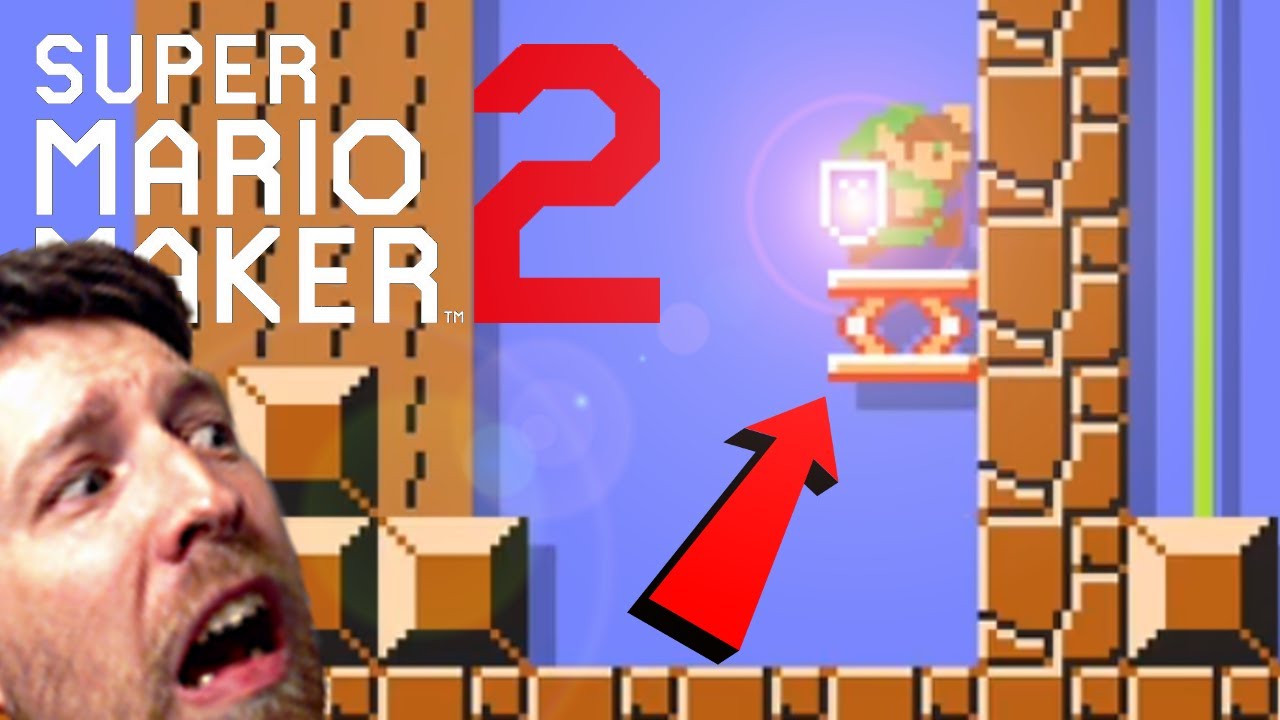 Link Does a Spring Jump by CoozieShawn | Super Mario Maker 2 - YouTube