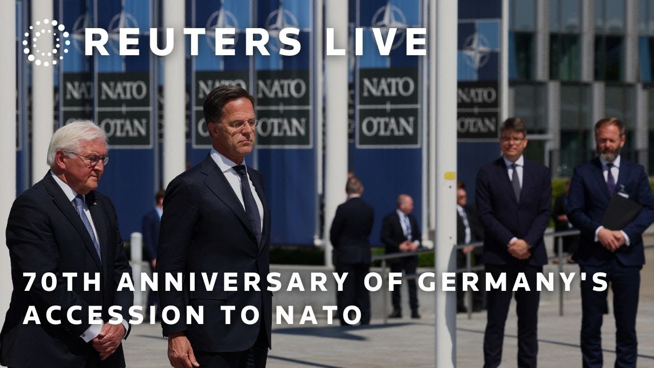 LIVE: Ceremony marks 70th anniversary of Germany’s accession to NATO ...