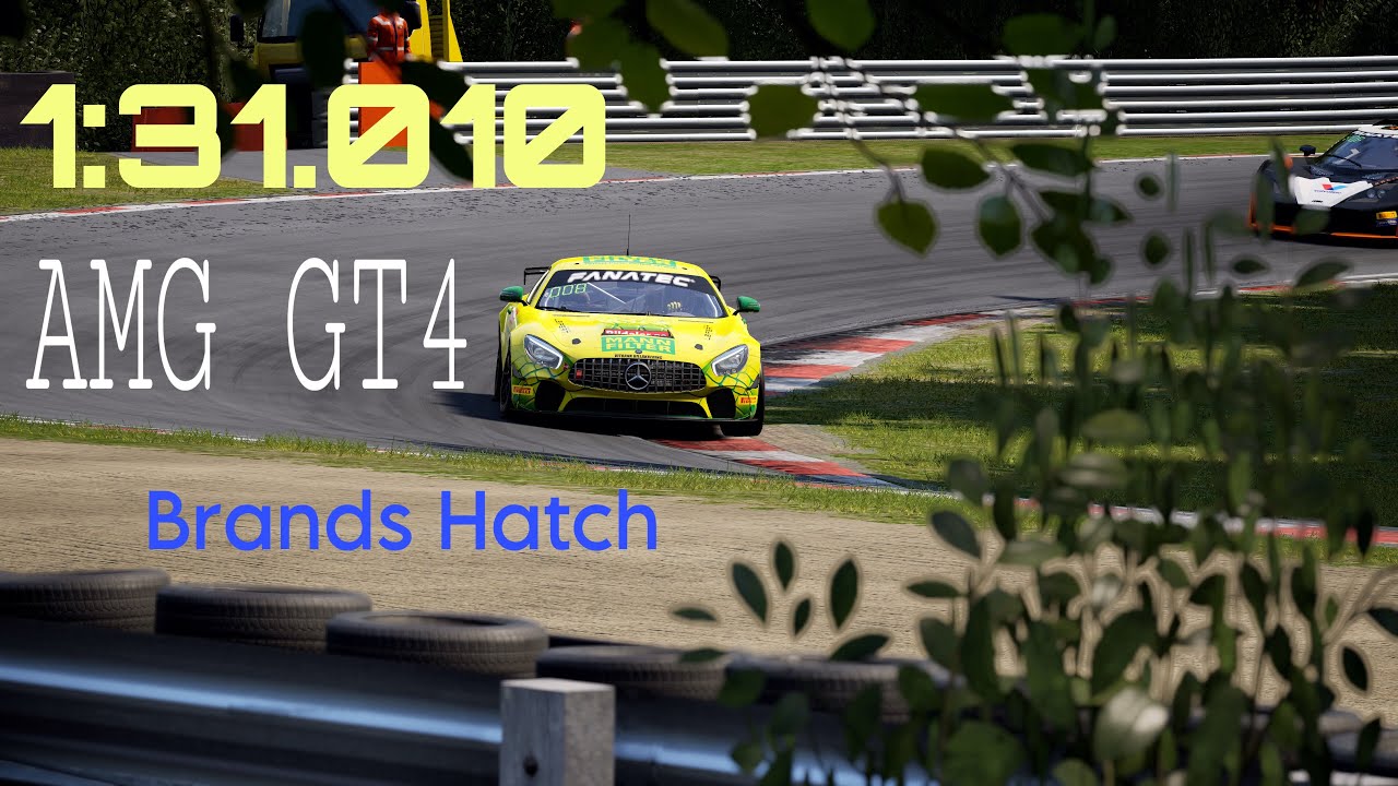 Mercedes AMG GT4 Brands Hatch hot lap | 1:31.010 - YouTube