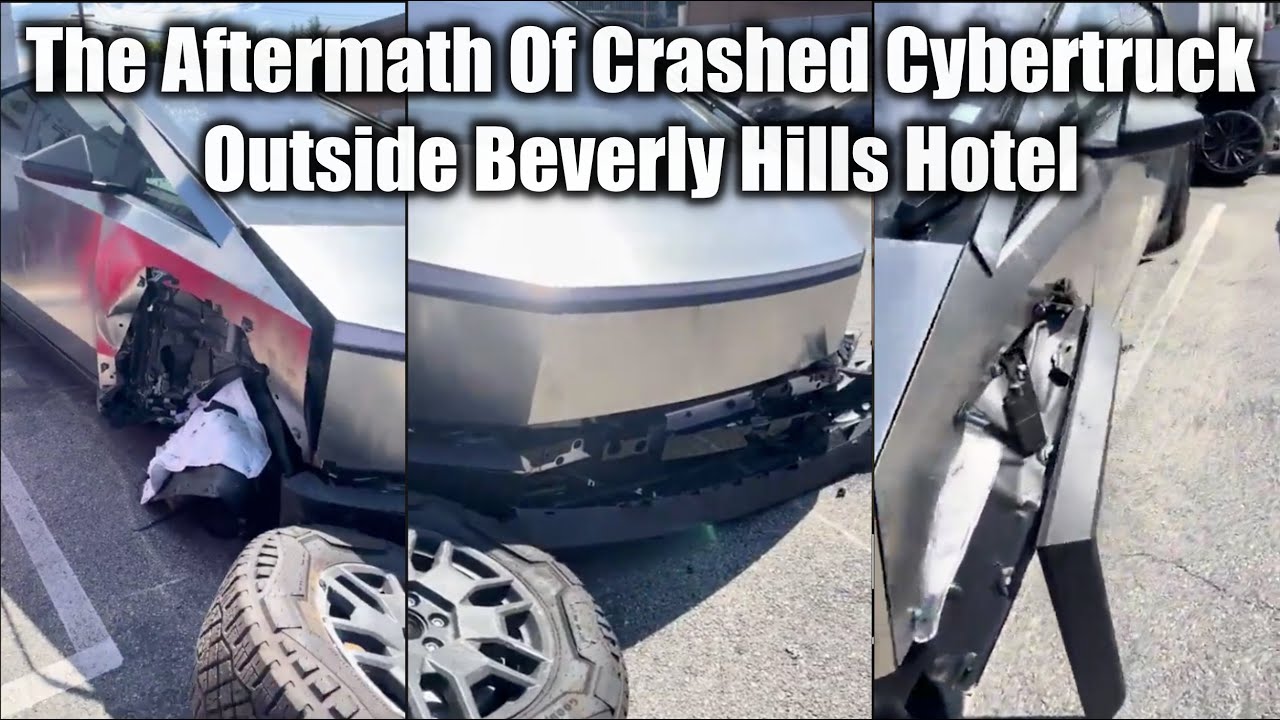This Crashed Cybertruck Is Total Loss!! - YouTube