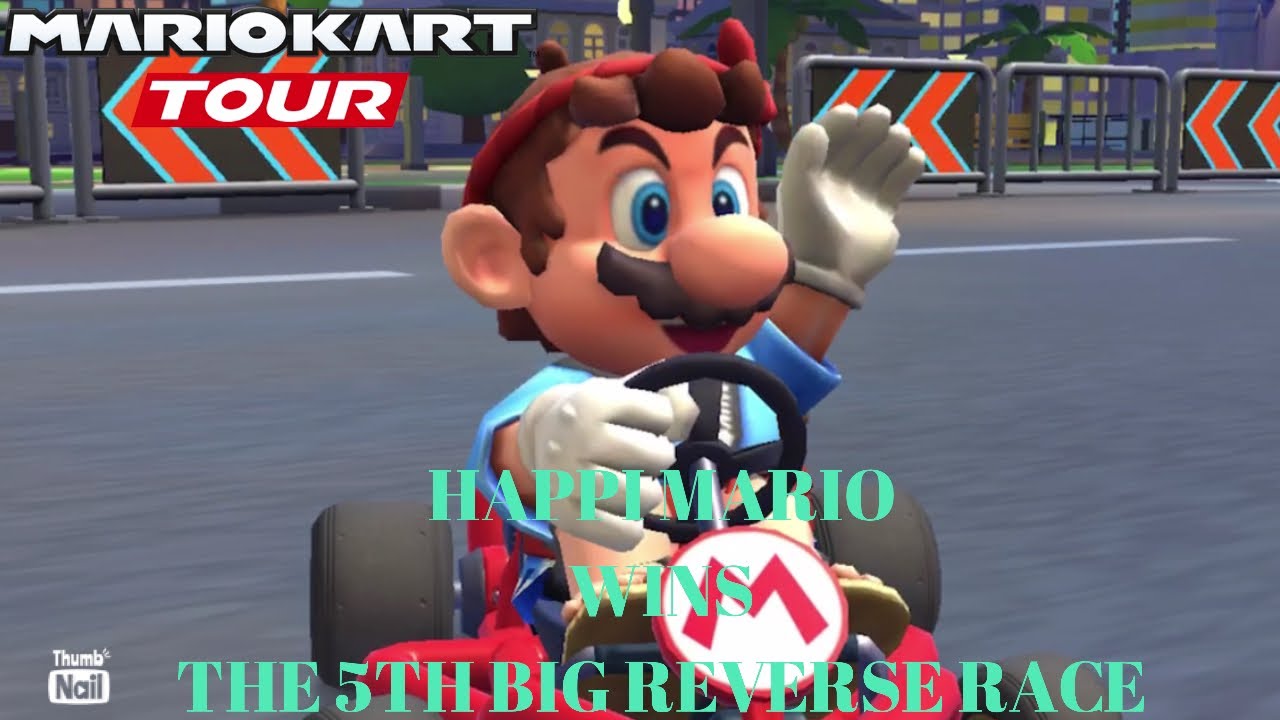 Happi Mario Wins The 5th Big Reverse Race - YouTube