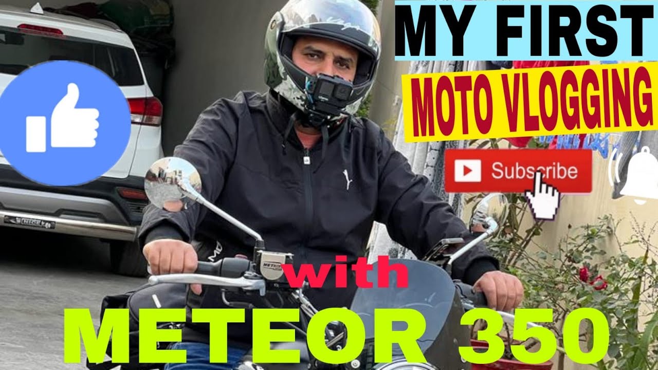 My First Moto Vlogging Experience | Meteor 350 Review | Moto vlogging ...