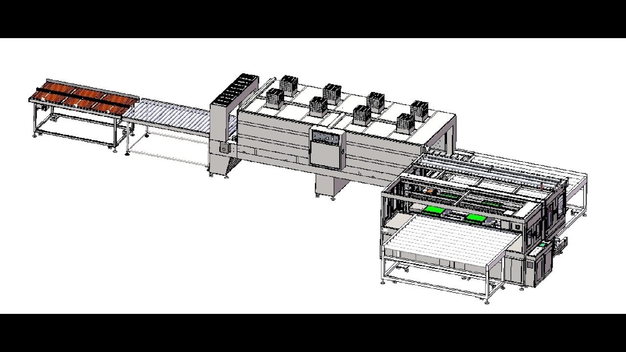 Automatic Bilateral Seal Shrink Wrapper for door panel - YouTube
