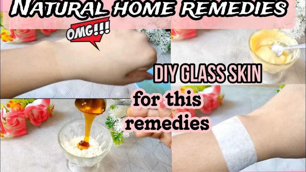 GLASS SKIN DIY(homemade remedy)💯 چہرہ ایسے جیسے فیشل کرایاہو shiny skin ...
