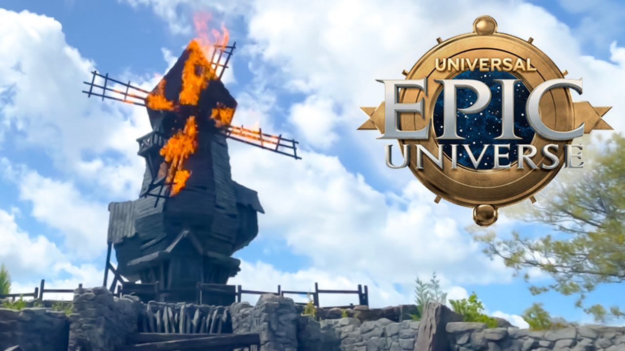 Epic Universe: The Burning Blade Tavern Show POV - Universal (Fire Windmill) - YouTube