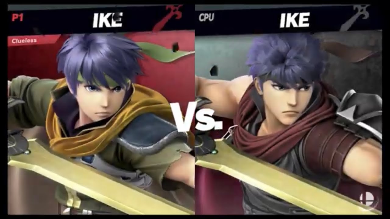 Super Smash Bros. Ultimate - Mercenary Ike VS Radiant Dawn Ike - YouTube