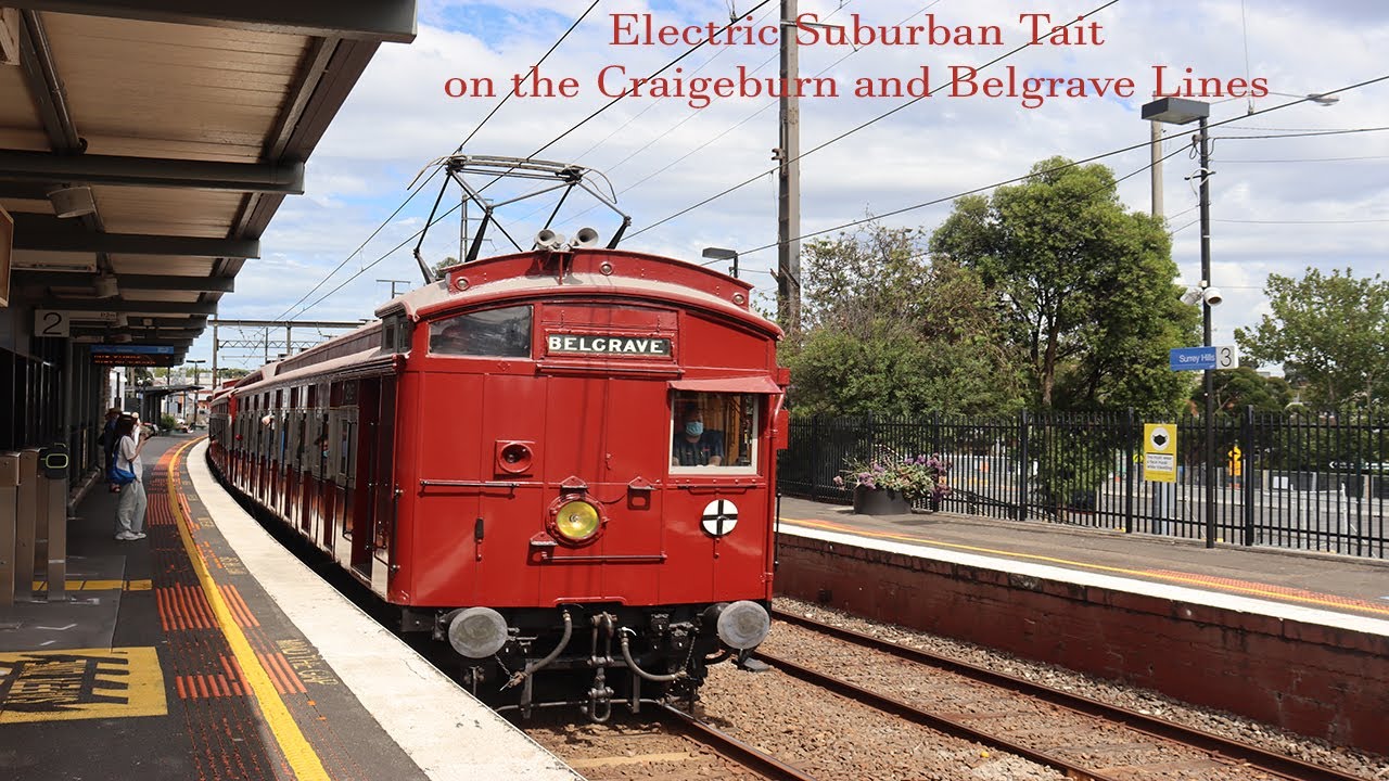 Electric Suburban Tait Set SRV Members Train - YouTube