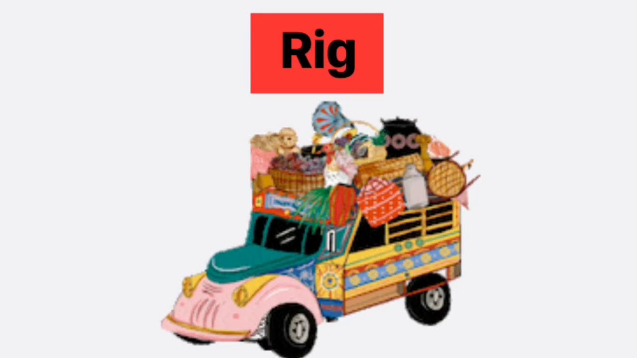 ig Word Family | Rhyming Word With ig | Cvc Word i | Three Letter Word ...