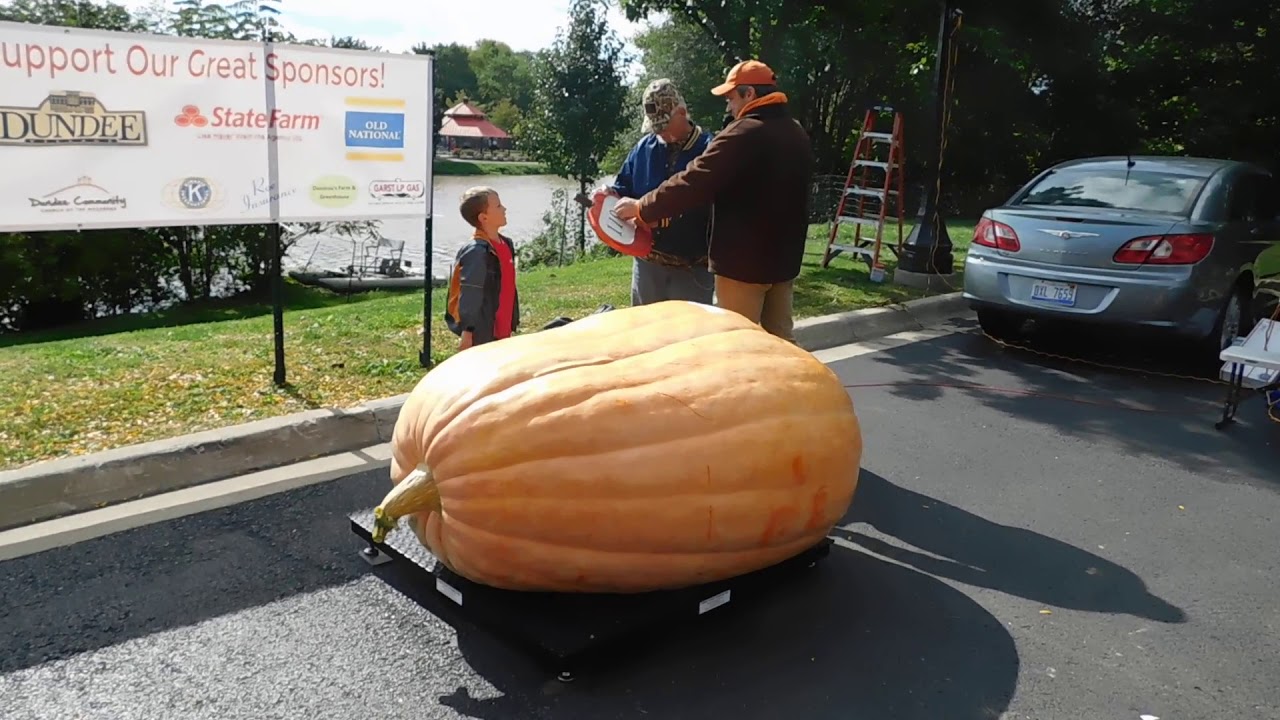 ERI & 5 foot long Pumpkin At Pumpkin Palooza - YouTube