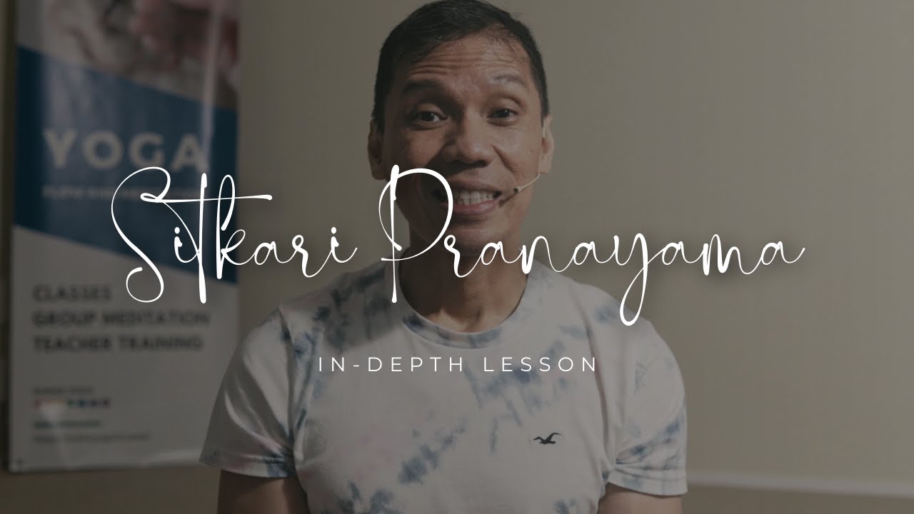 Breathing Exercise for Stress // The Sitkari Pranayama Tutorial - YouTube