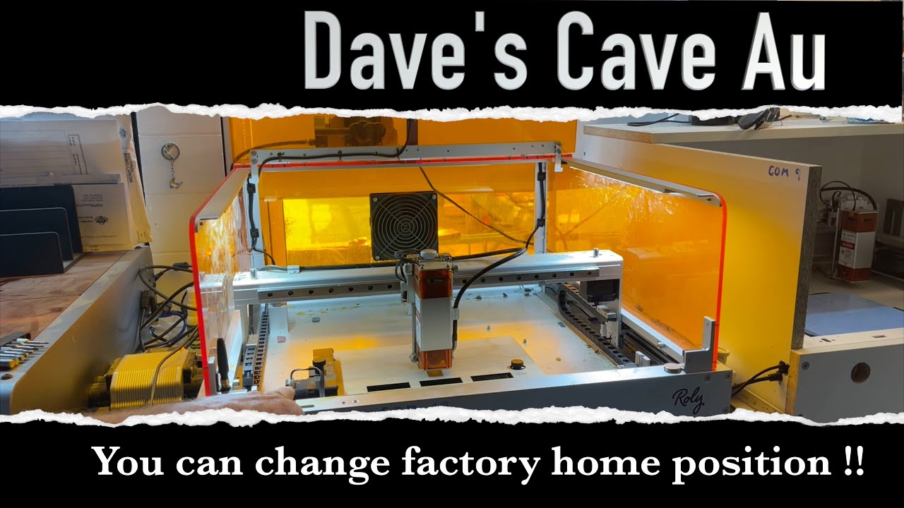 You can change factory home position !! Lightburn engraving tutorial ...