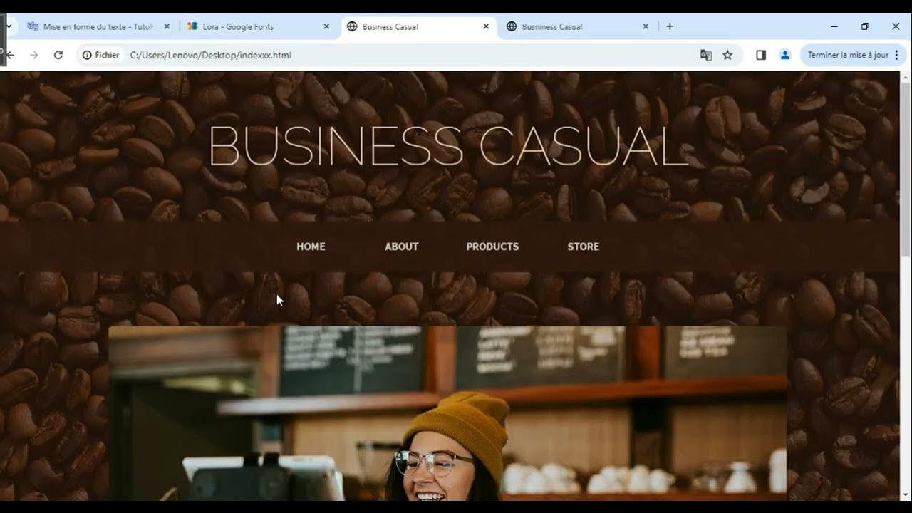 Formation CSS : 08 : TP1- récap initiation CSS - YouTube