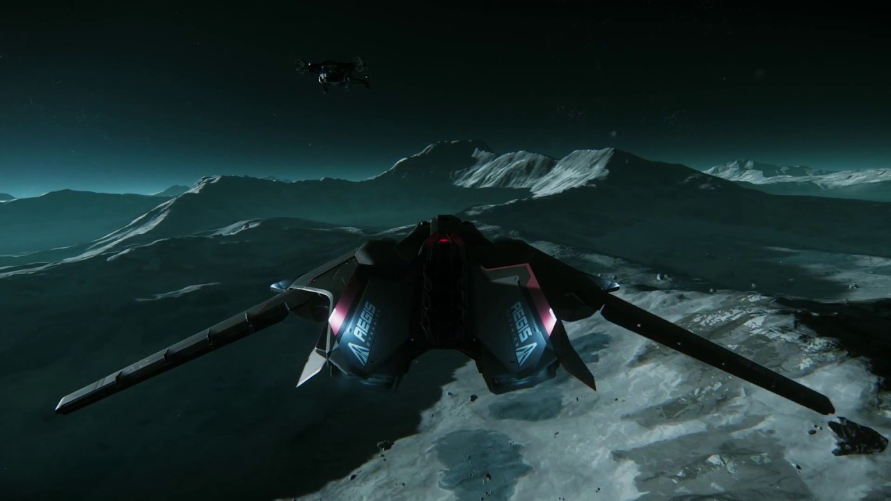 Star Citizen Formation flight over Yela. 3.0 PTU - YouTube