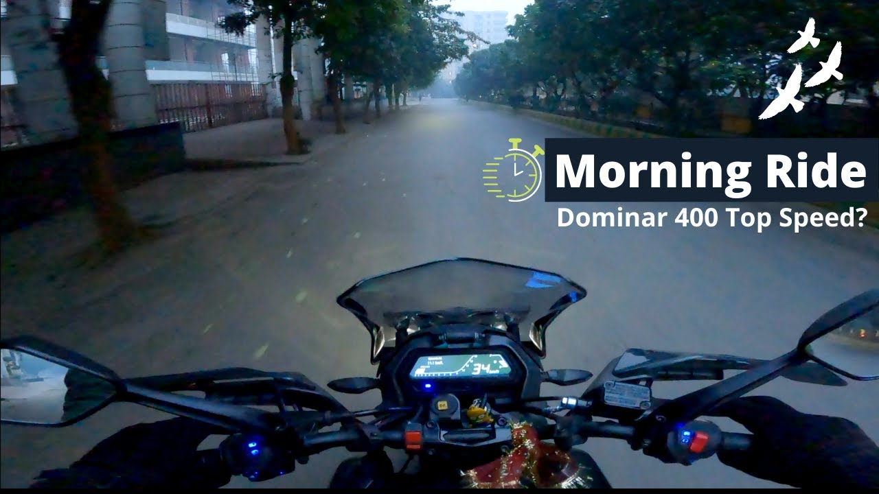 Morning Ride | Dominar 400 2022 | Touring Kit Edition | Top Speed - YouTube