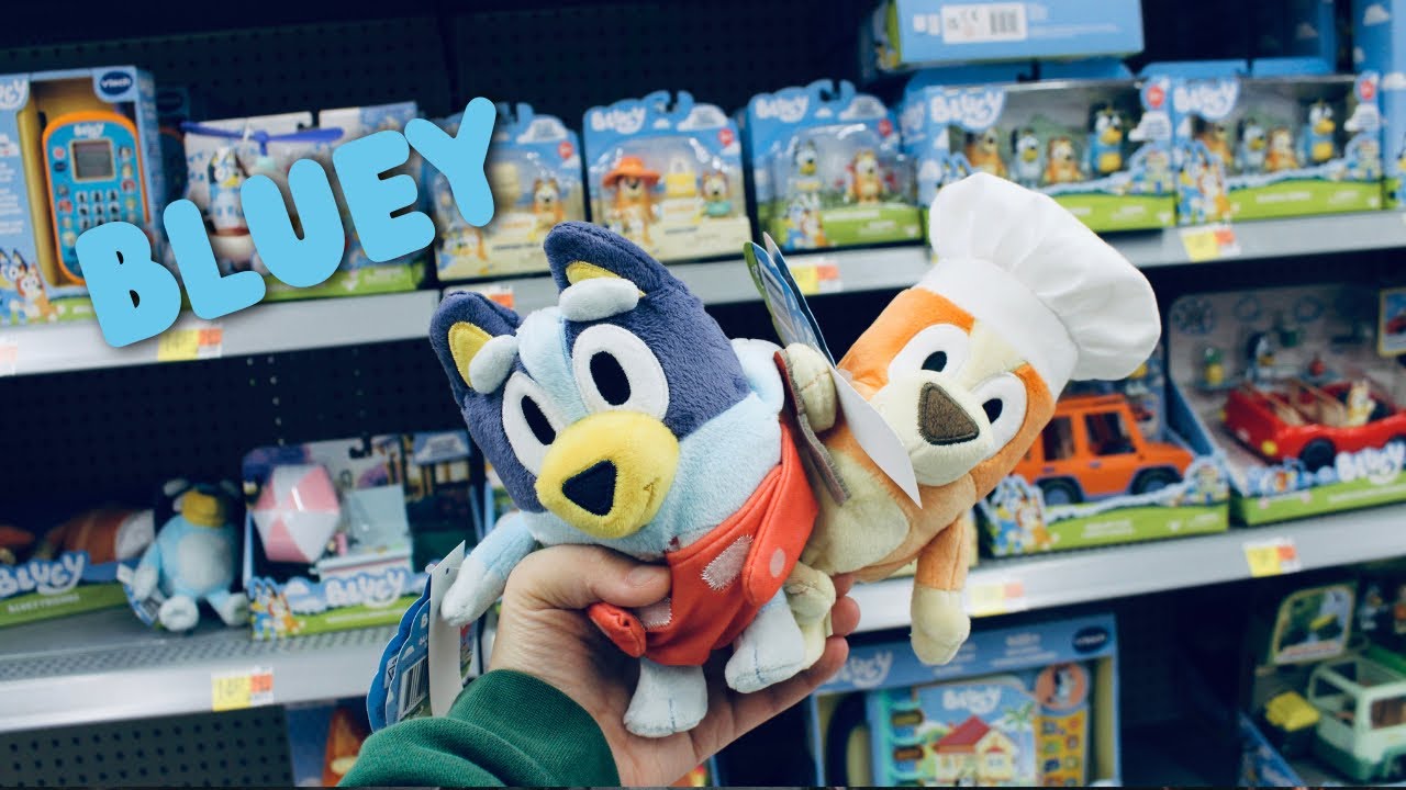What new Bluey toys are inside Walmart?? ASMR SHOPPING - YouTube