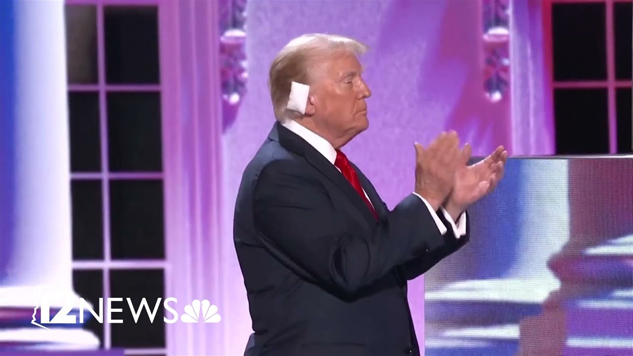 Trump takes stage on Day 3 of the RNC - YouTube