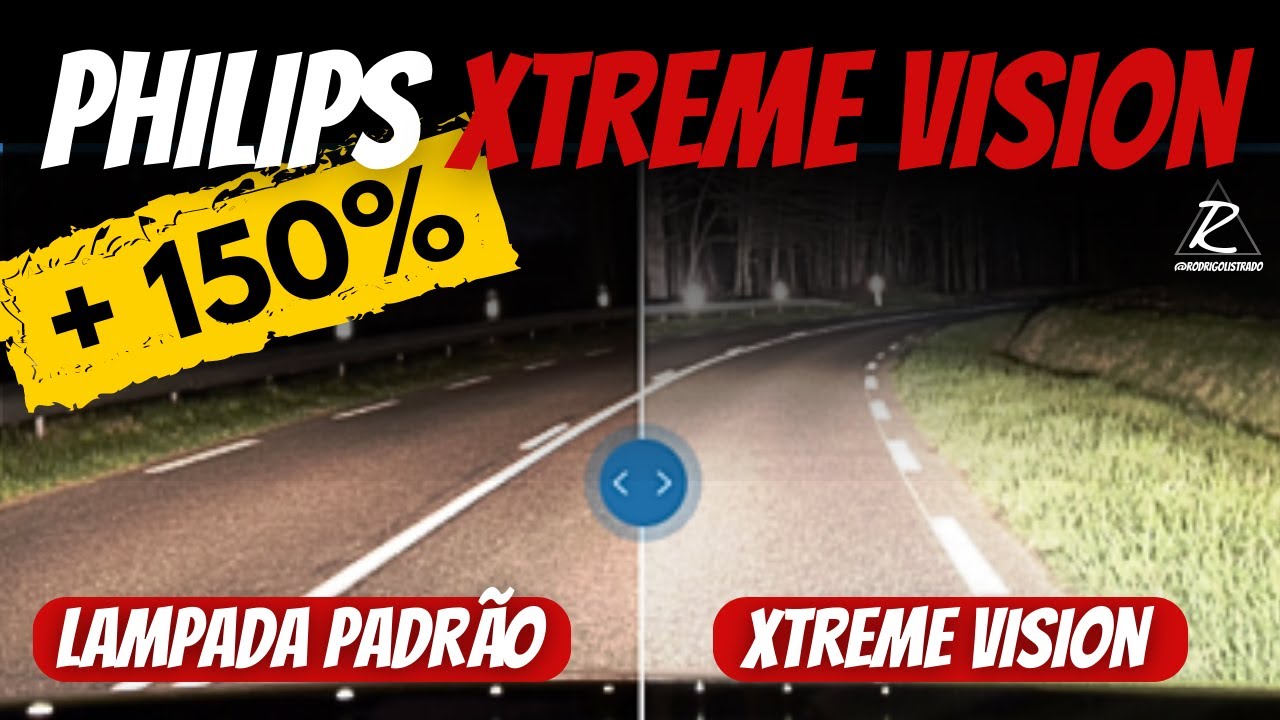 PHILIPS XTREME VISION 150% MAIS ILUMINAÇÃO - YouTube