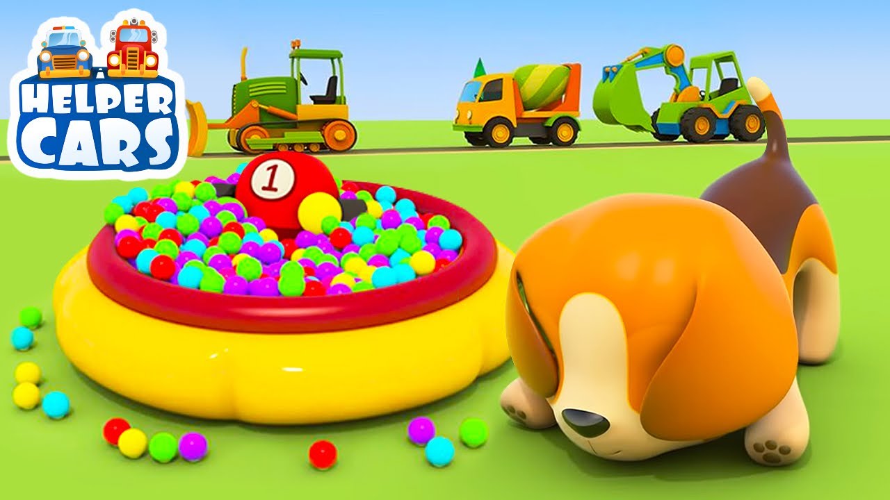 Car cartoons for kids & Helper cars for kids. Street vehicles. - YouTube