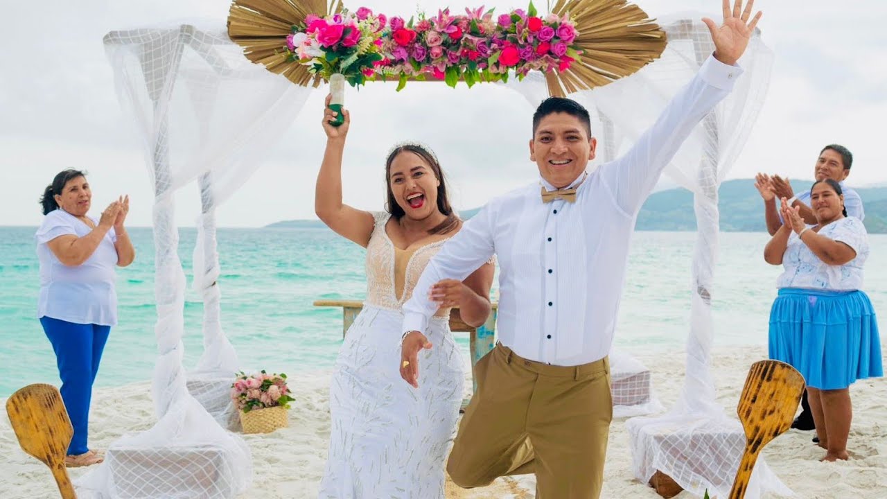 Wedding Planner en Brasil Ceremonia Simbólica Íntima en la Playa Bodas ...