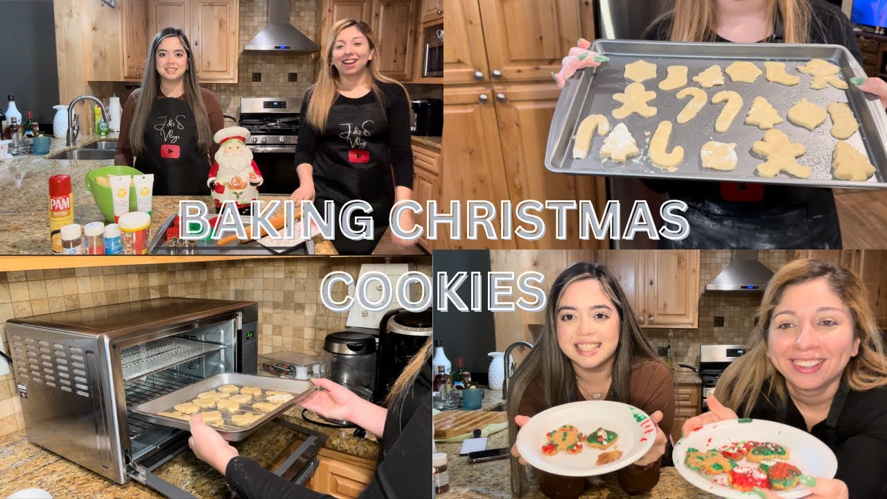 BAKING CHRISTMAS COOKIES l J & S VLOGS - YouTube