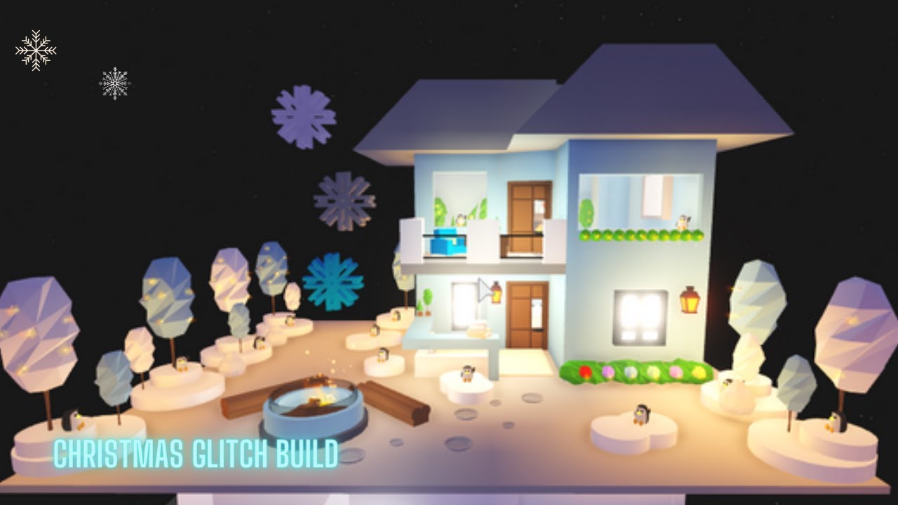Christmas Glitch Build Speed Build🎄 House Tour! (Roblox Adopt Me) - YouTube