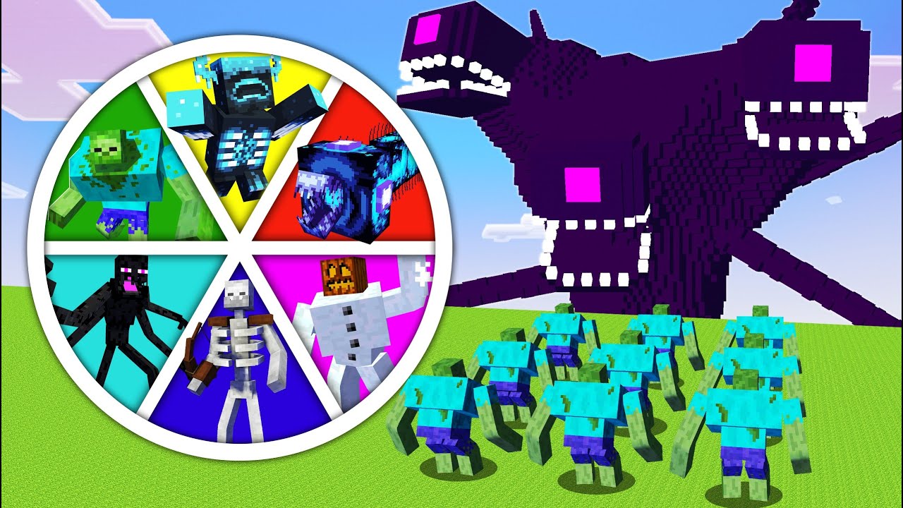 The Roulette of CUSTOM BOSSES in Minecraft! - YouTube