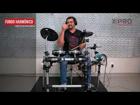 Bateria Eletrônica X-Pro ED44 com Mesh Head- Review Rafael Bastos - YouTube