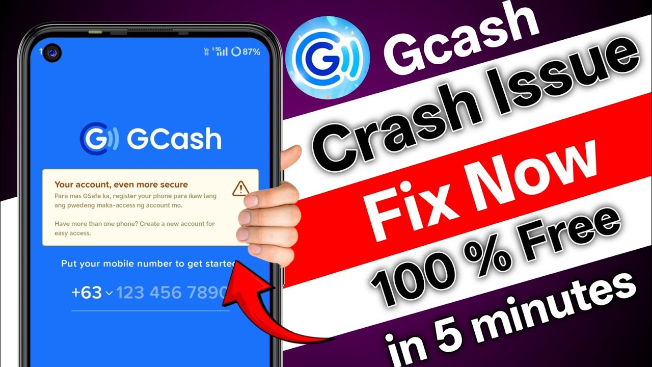 Gcash crash issue | gcash problem today | gcash not opening problem fix ...