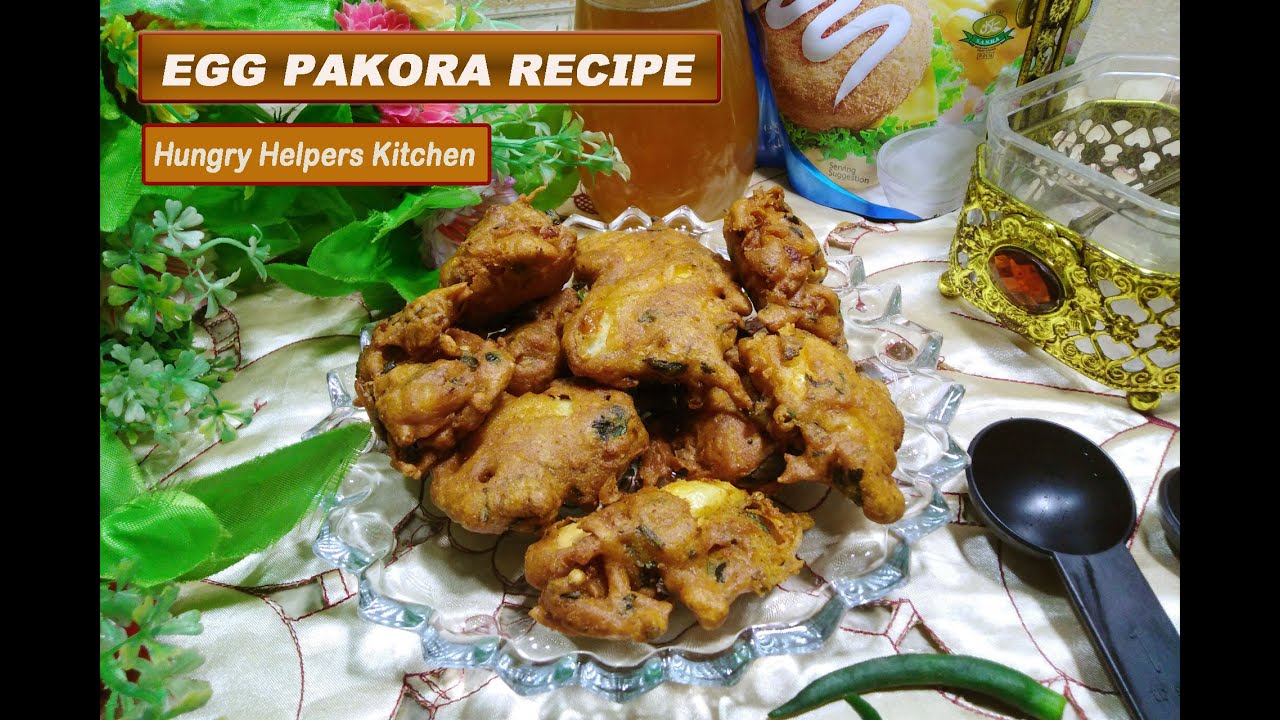 Egg Pakora Recipe || Crispy Egg Pakora Recipe By Hungry Helpers Kitchen ...
