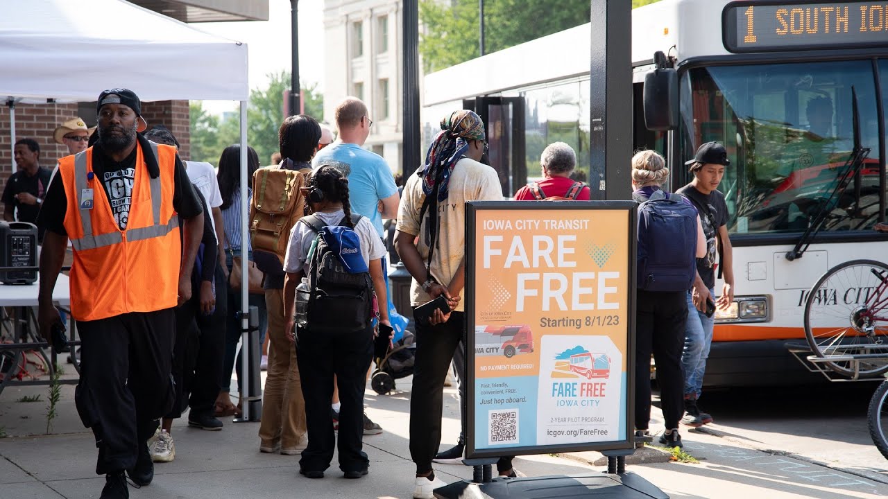 Try Fare Free Iowa City! - YouTube