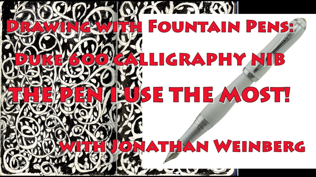 Duke 600 Calligraphy Fude Fountain Pen: The Pen I Use the Most! - YouTube