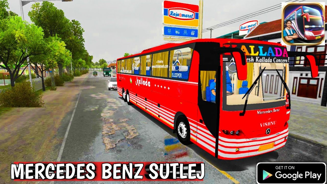 Mercedes Benz Sutlej Bus Mod For Bus Simulator Indonesia | 4K 60 FPS ...