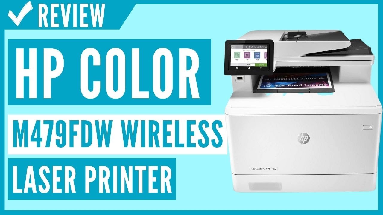 HP Color LaserJet Pro Multifunction M479fdw Wireless Laser Printer ...