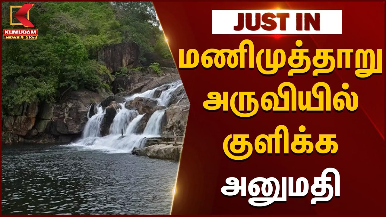 Manimutharu Falls | மணிமுத்தாறு அருவியில் குளிக்க அனுமதி - YouTube