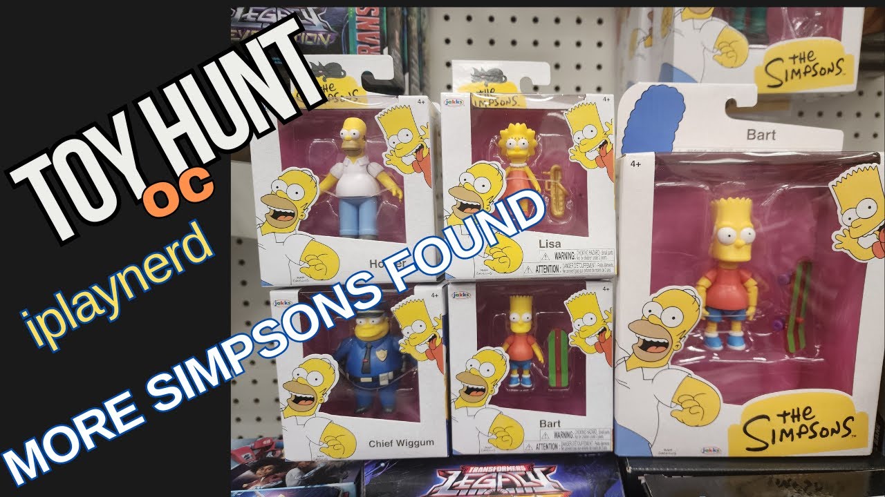 Toy Hunt OC #32 - More Simpsons from Jakks Pacific found! - YouTube