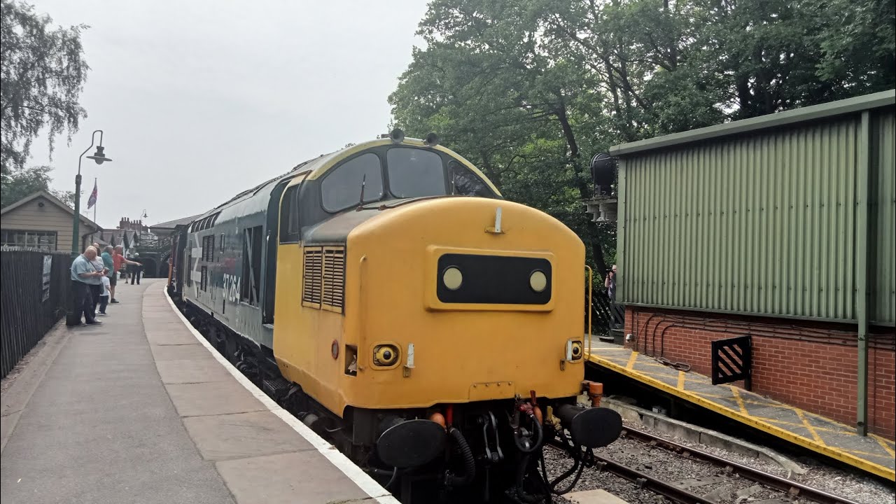 Class 37264 at Pickering - YouTube