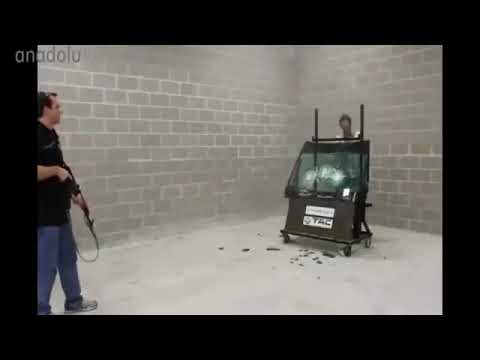 Kırılmaz cam testi onlarda bizde