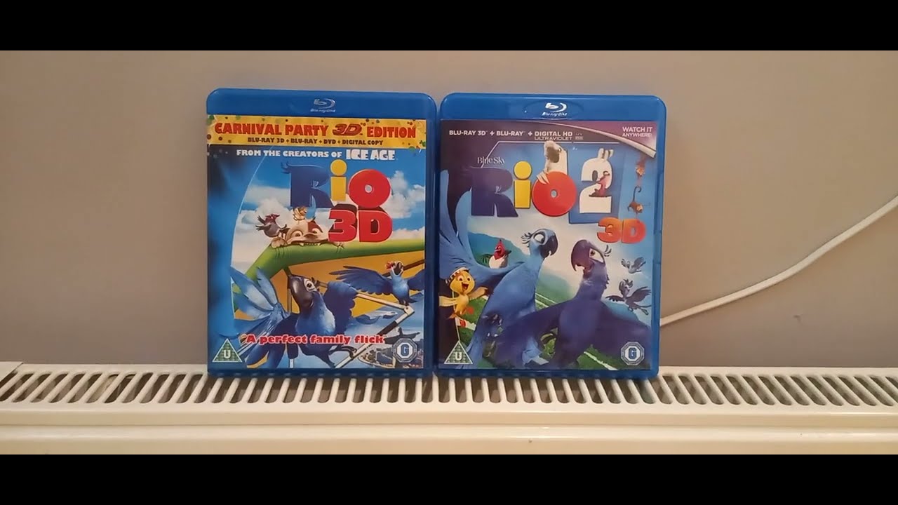 Rio 2-Movie Collection Blu-ray 3D Unboxing - YouTube