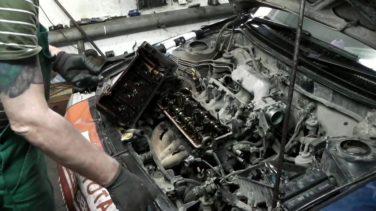 Toyota corolla двс 5A-FE и сново масло - YouTube