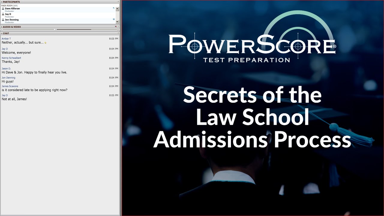 “Secrets Of The Law School Admissions Process” with Dave Killoran - YouTube