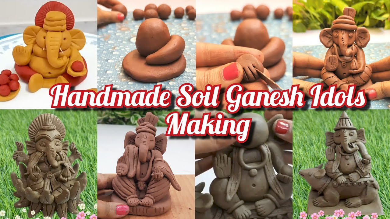 Ganesh Chaturthi Special🙏🕉️Eco Friendly Clay Ganesh Making With ...
