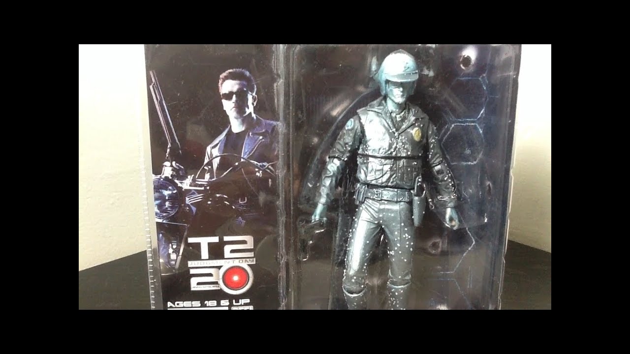 NECA T-1000 Liquid Nitrogen (Terminator Series 3) Figure Review - YouTube