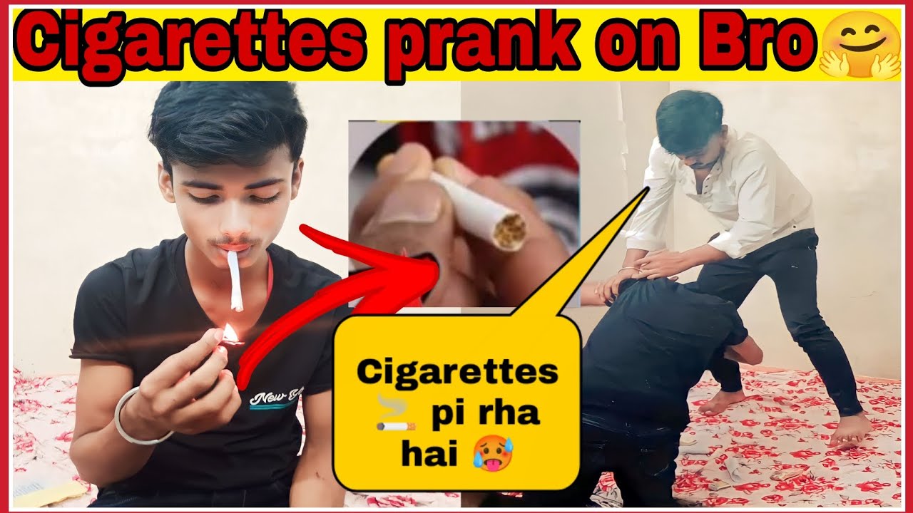 Cigarettes Smoking Prank On Brother 🥵 Part 3 By Gulshan Yadav
