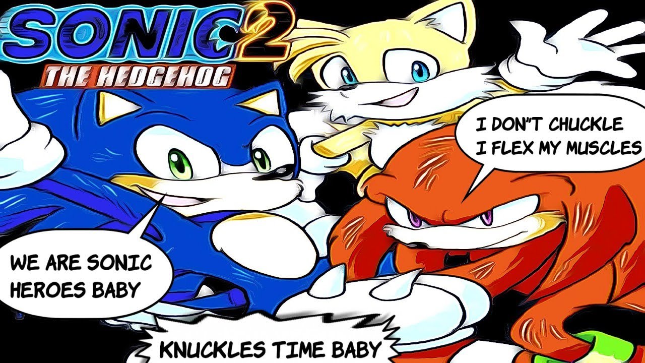 Sonic Movie 2 Knuckles is Flexing His Muscles I'll Be Dammed - YouTube