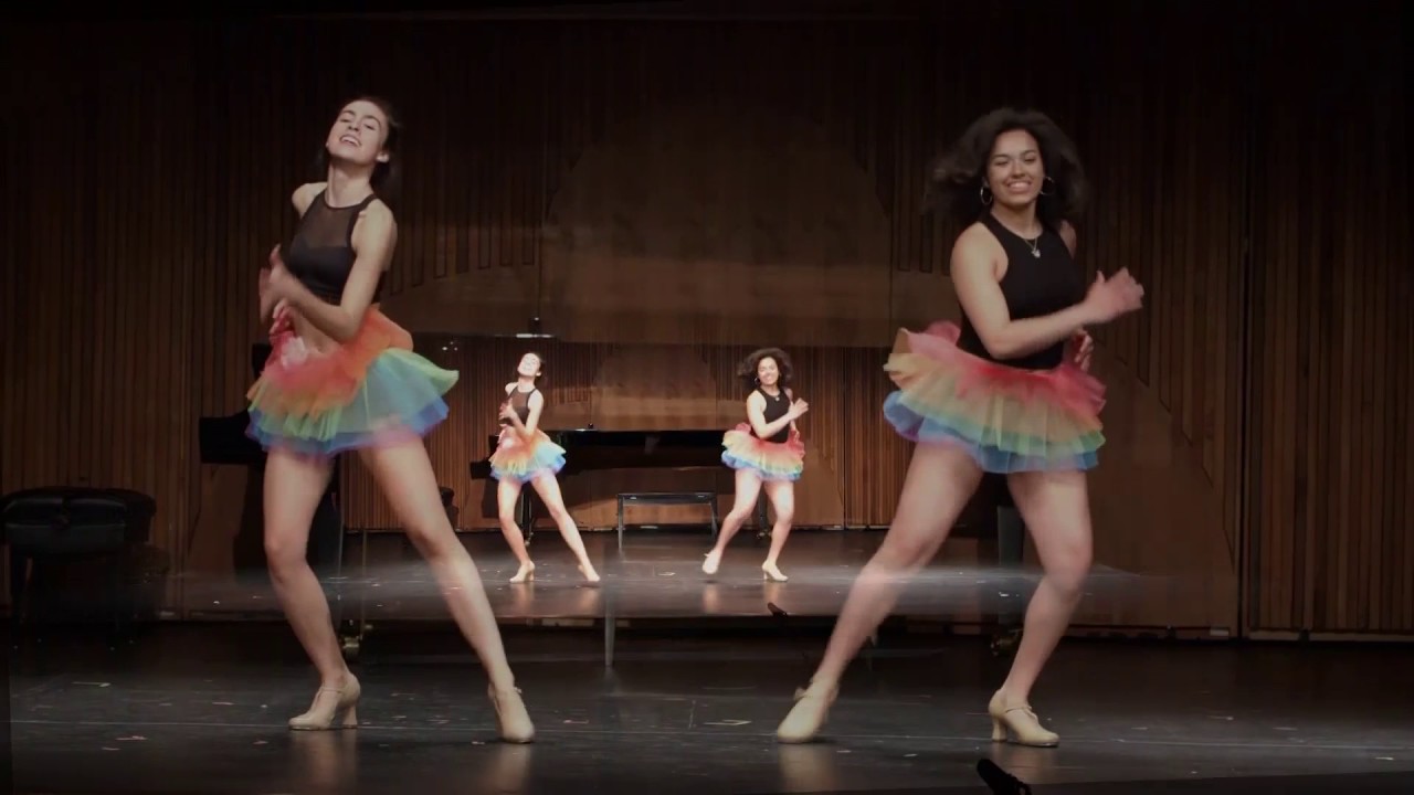 Megamix, tap dance choreography by Inés and Brianne - YouTube