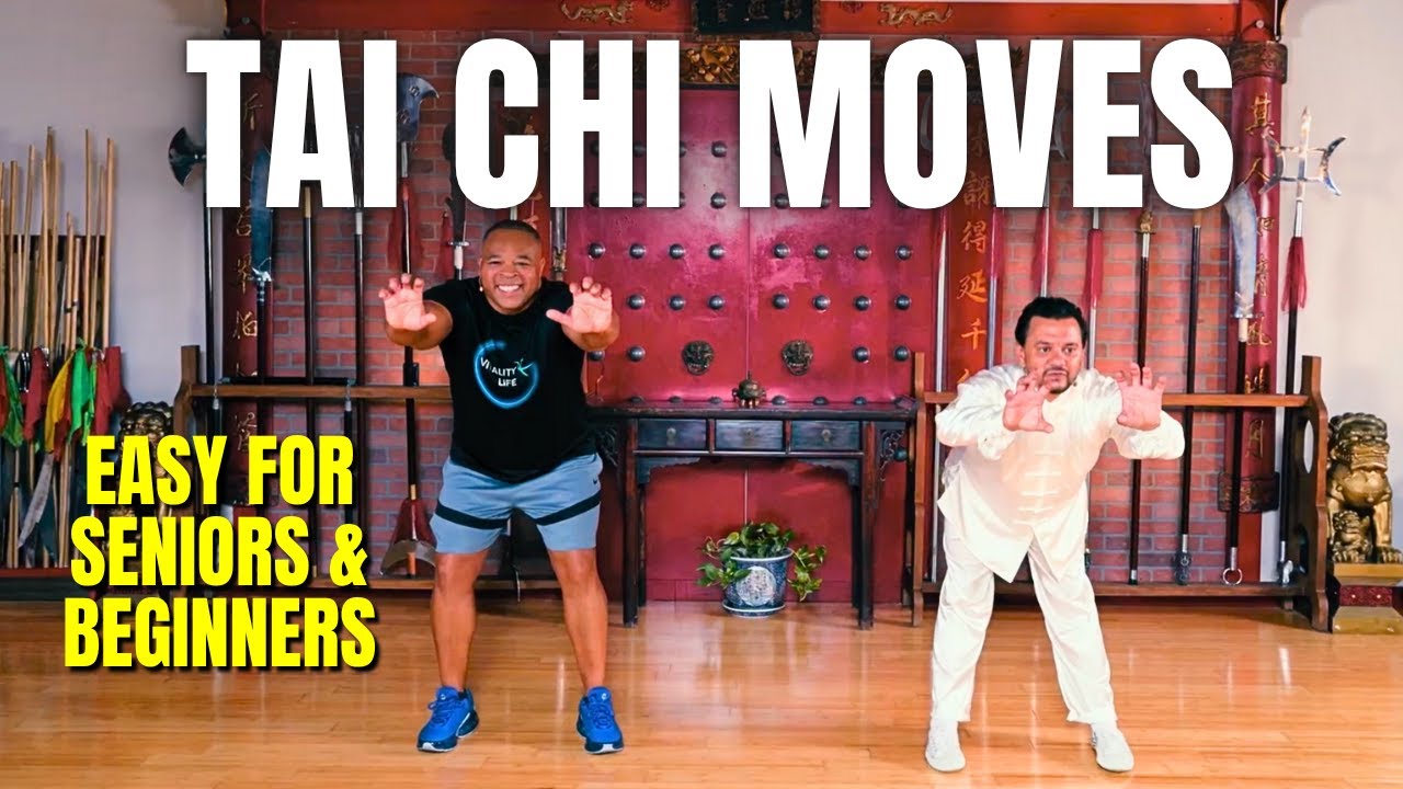 Tai Chi for Balance & Relaxation | 2 Easy Moves, Gentle Stretches for ...