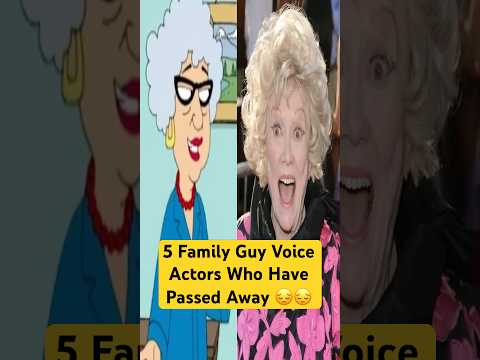 5 Family Guy Voice Actors Who Have Passed Away! - YouTube