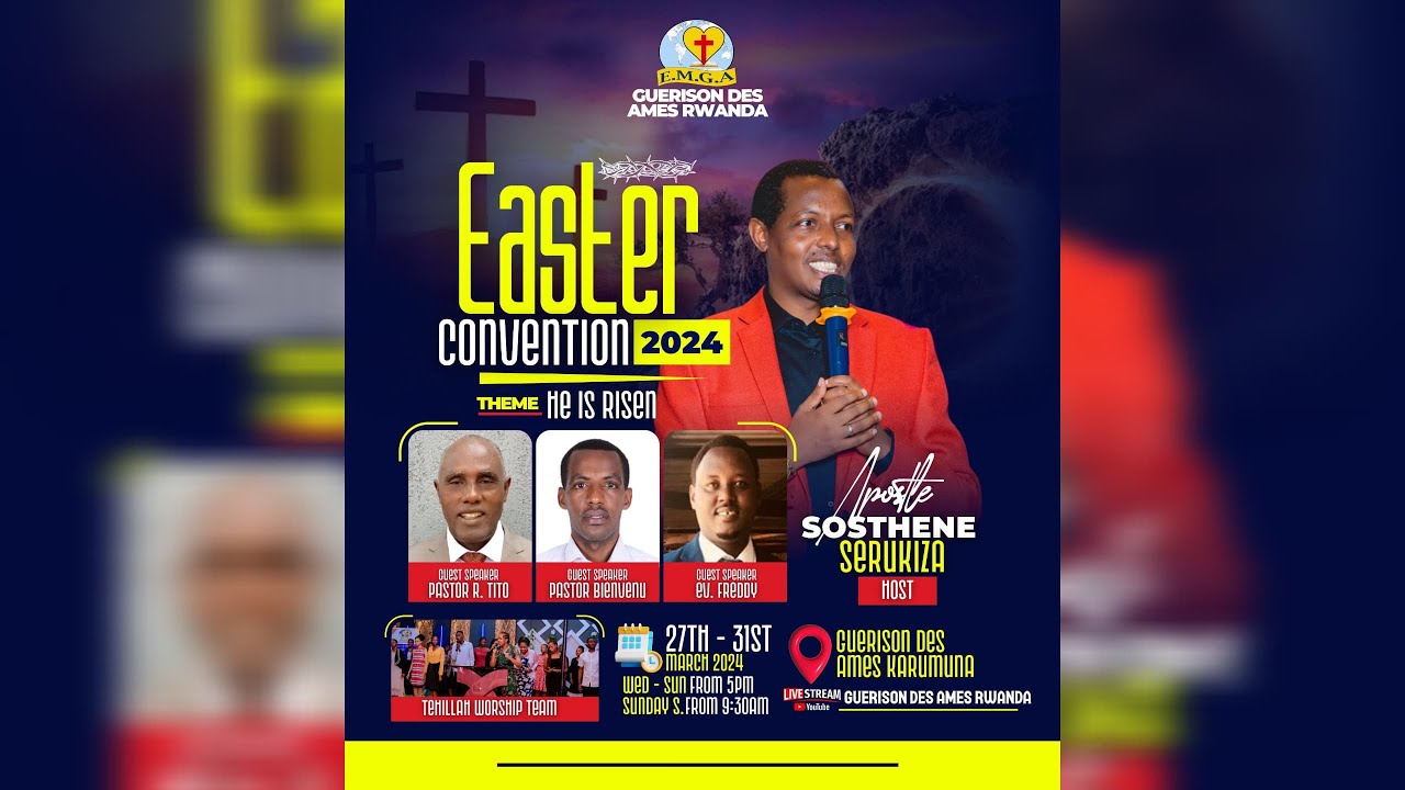 LIVE🔴: EASTER CONVENTION // WEDNEDAY SERVICE // HEALING OF SOULS // (27 ...