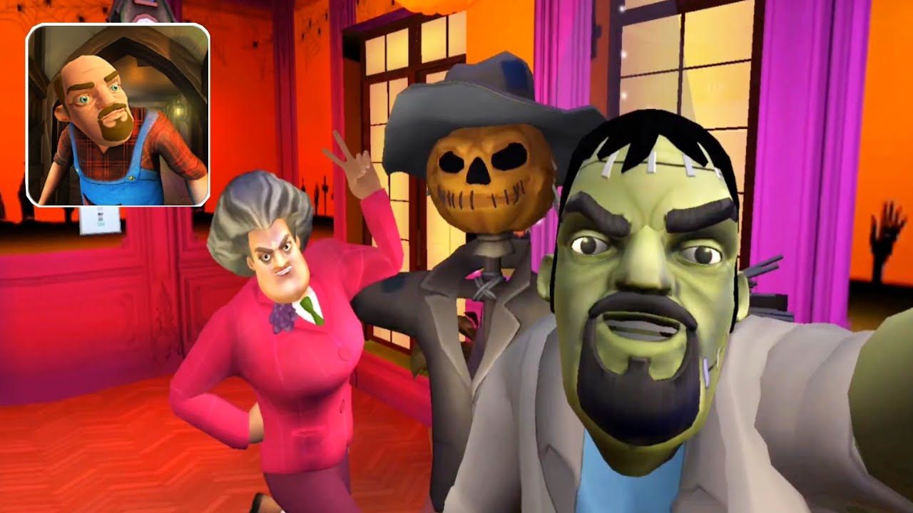Scary Stranger 3D Gameplay A Frightful Mess Level - YouTube